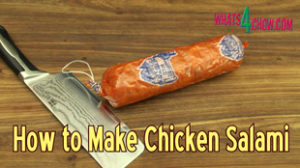 How to Make Chicken Salami - Well Textured, Aromatic Chicken Salami ...
